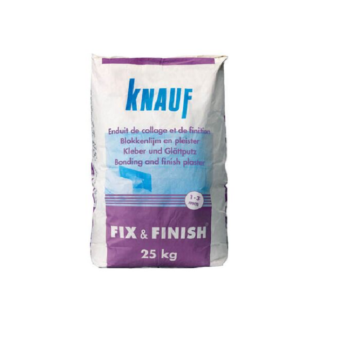 Knauf Fix en Finish Pleistergips Zak 25kg