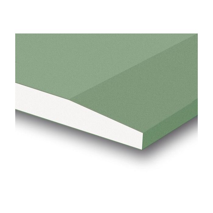 Gyproc vochtbestendige gipskartonplaat 2 zijden afgeschuinde kant 12,5mm